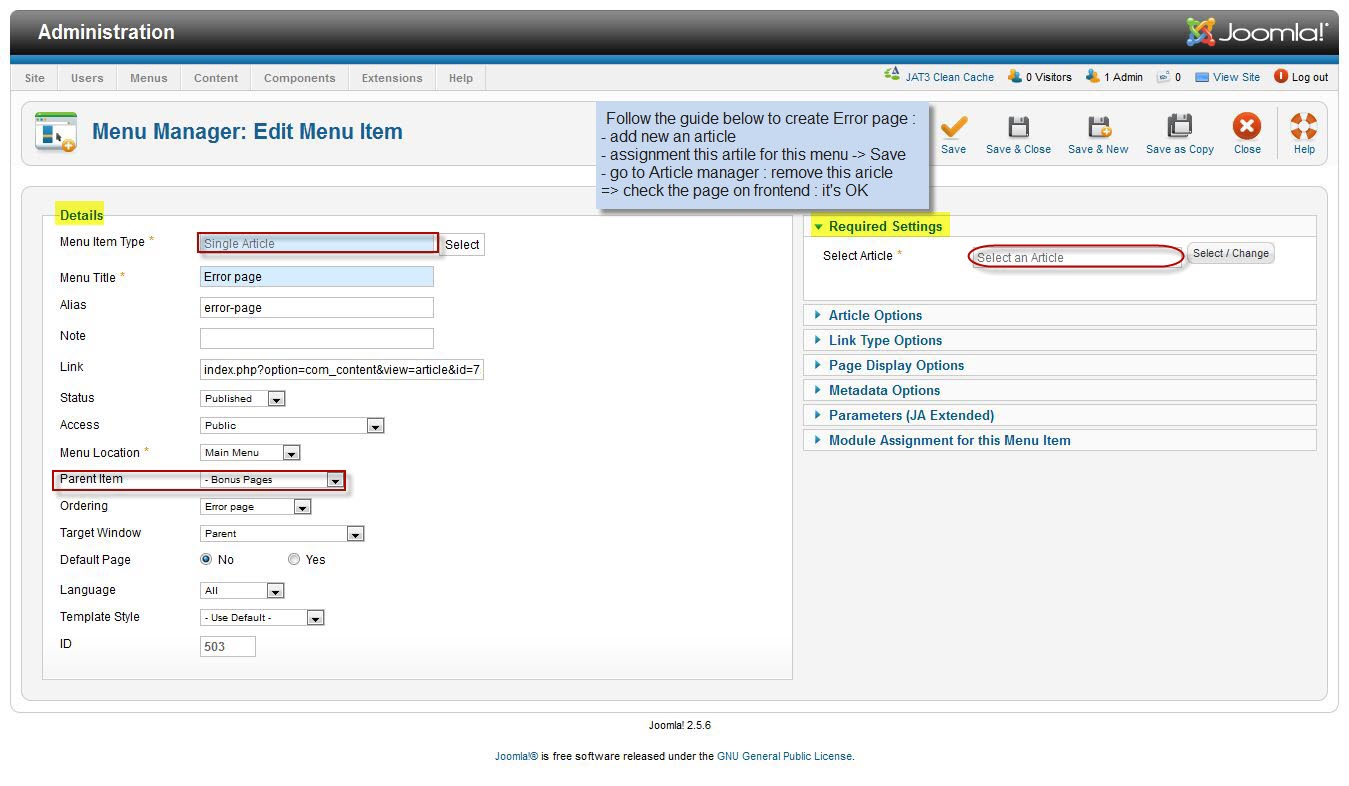 JA Zite - Joomla template documentation | JoomlArt